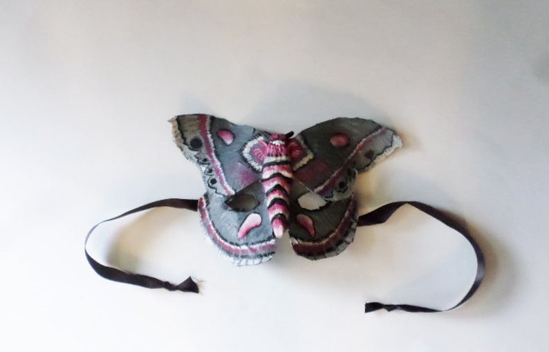 Cecropia Moth Mask Insect Butterfly unique mask paper | Etsy