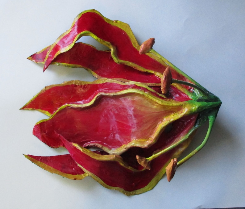 Flame Lily Mask Zimbabwe National Flower Lily Flower Mask - Etsy