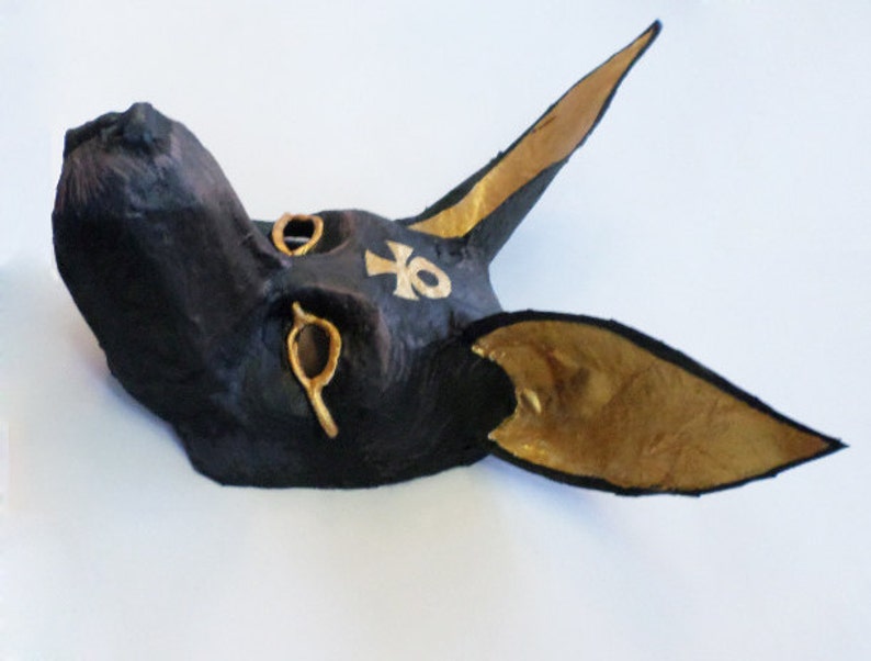 Anubis Mask Egyptian Dog mask costume cosplay canine | Etsy