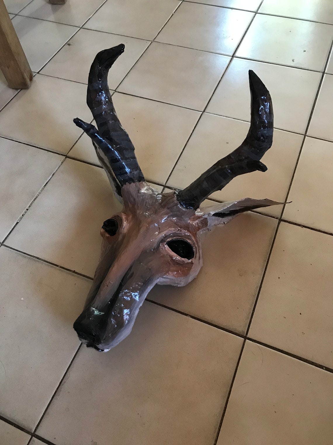 Antelope Mask , Pronghorn Antelope, Prairie Antelope, Mammal, Paper ...