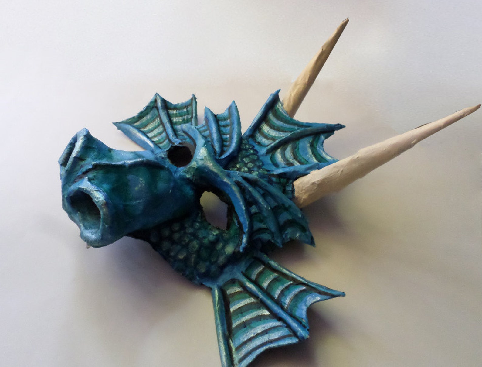 Jabberwocky Mask Alice in Wonderland dragon mask unique | Etsy