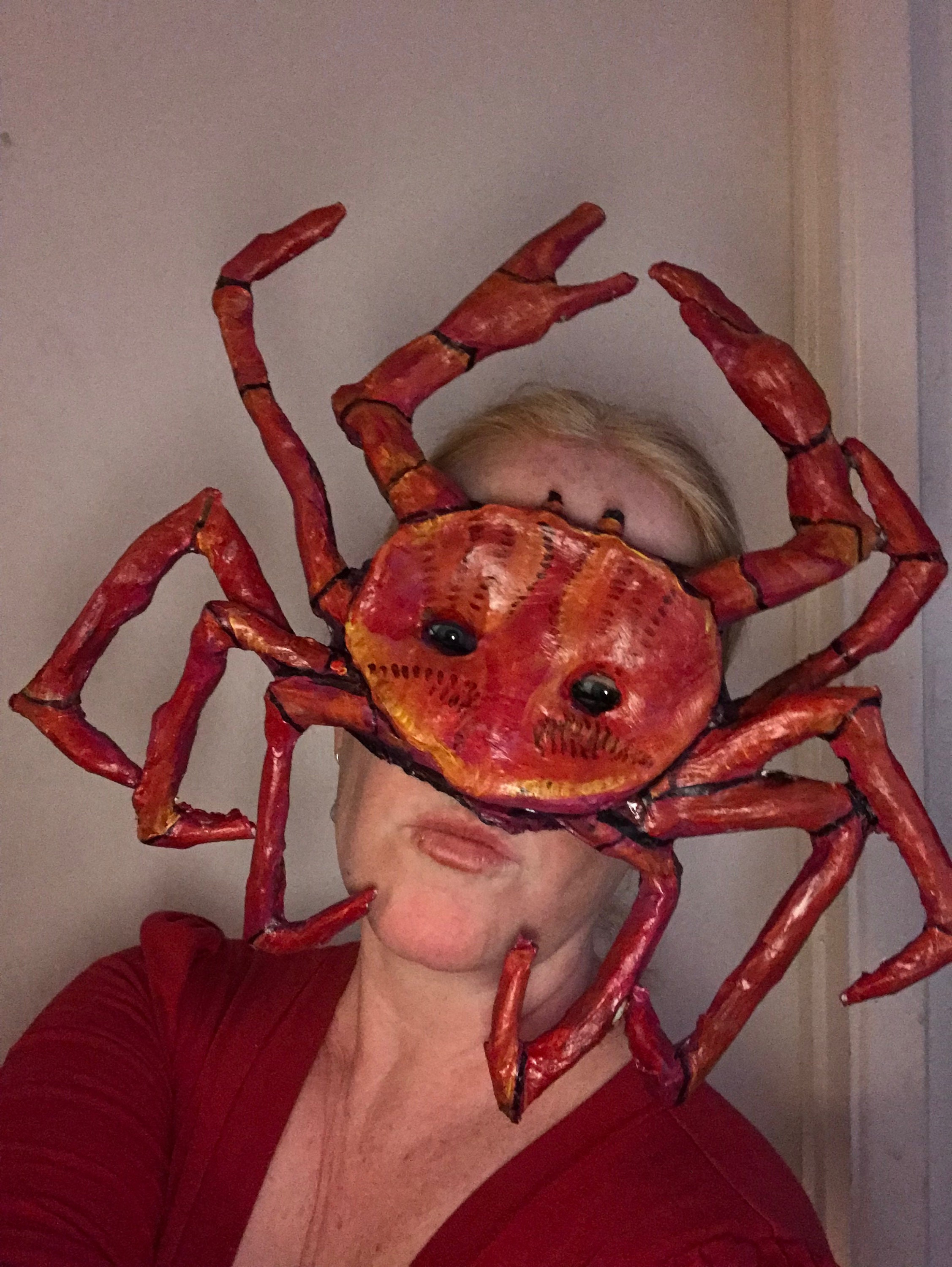 Crab Mask crustacean sea creature maskpaper . | Etsy