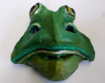 Frog Mask - Etsy