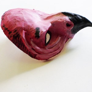 Vulture Mask, Lappet Faced Vulture, Paper Mache, Wearable, Bird Half ...