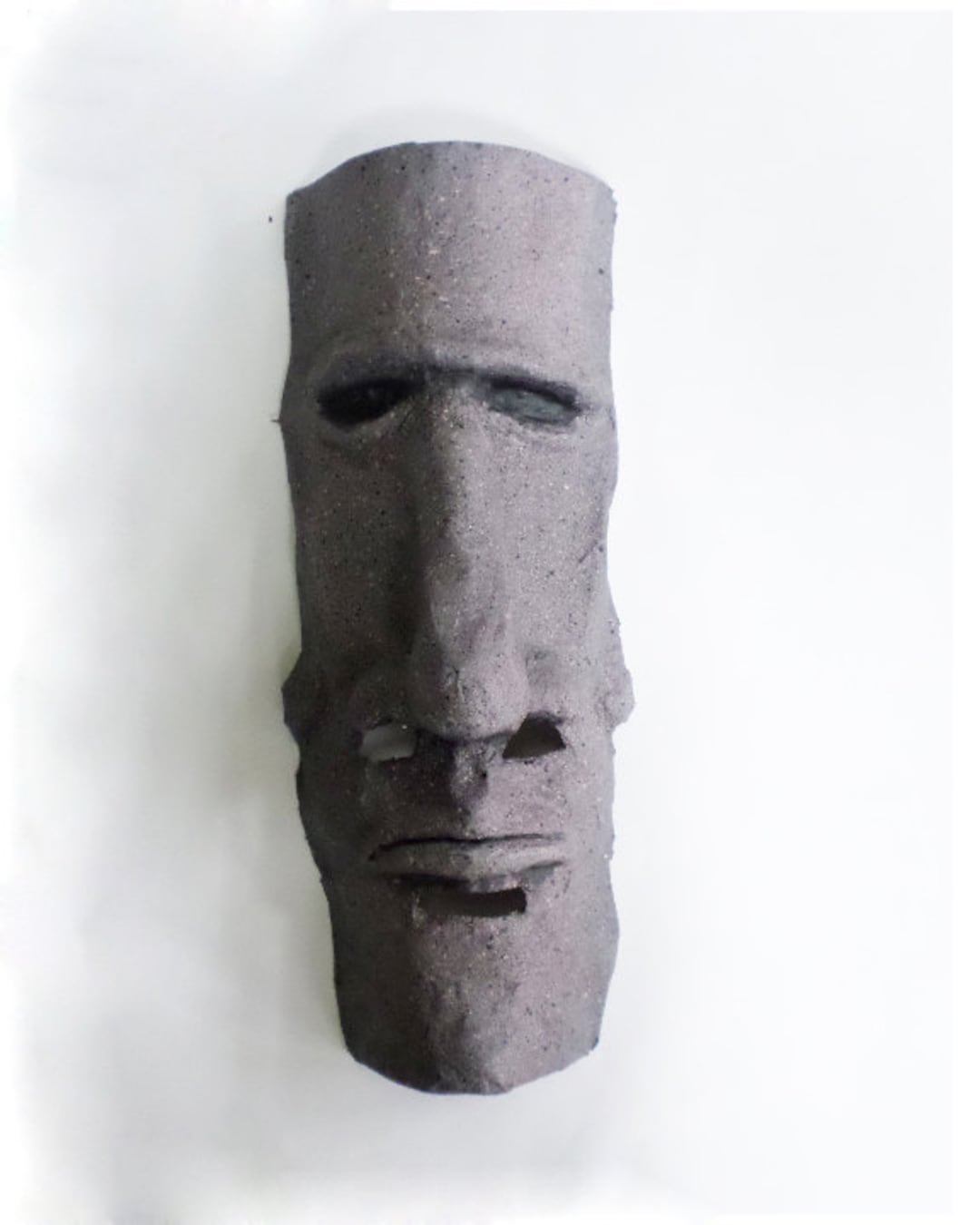 Easter Island Mask, Paper Mache, Wearable, Rapa Nui, Moai, Head Statue ...
