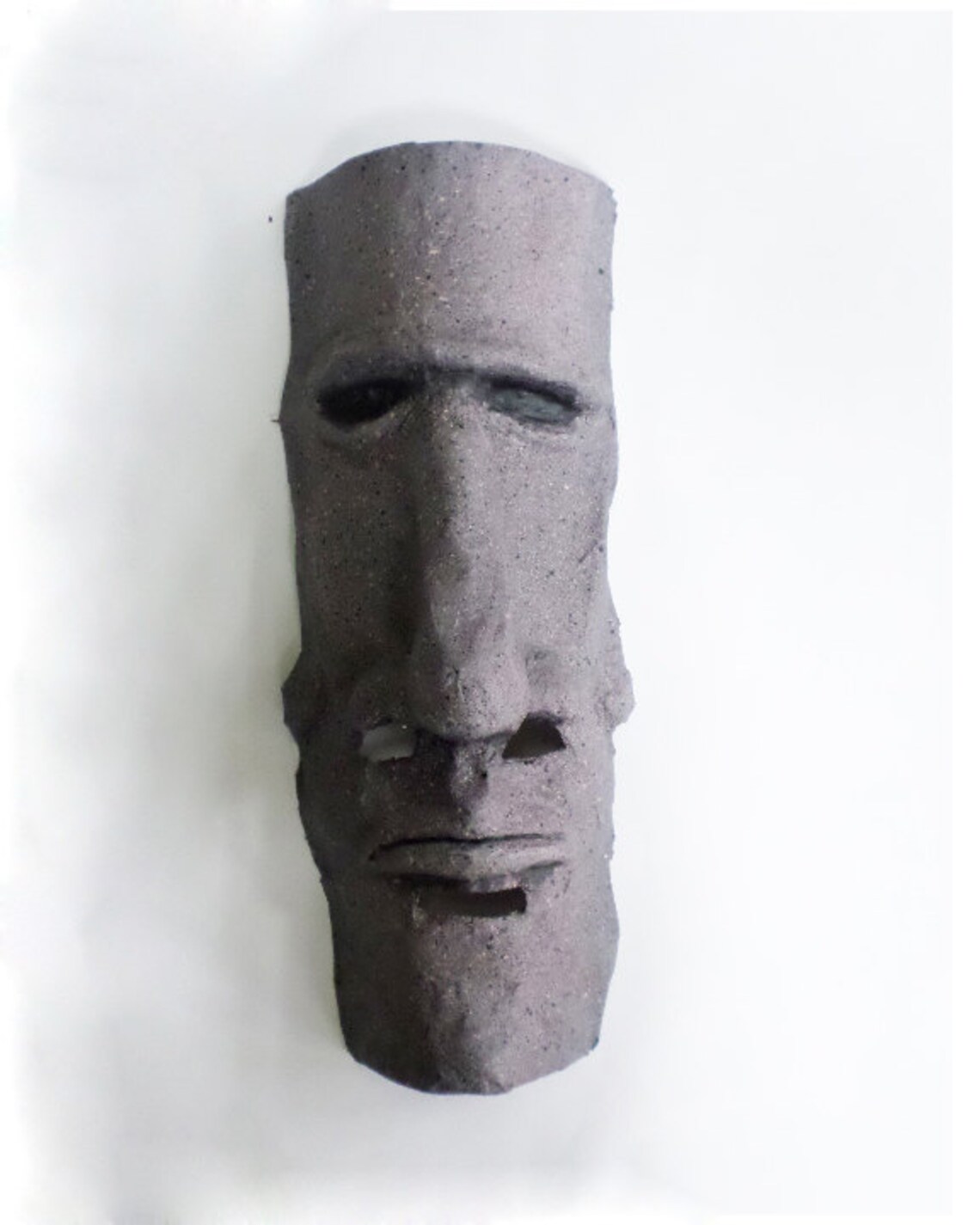 Easter Island Mask, Paper Mache, Wearable, Rapa Nui, Moai, Head Statue ...