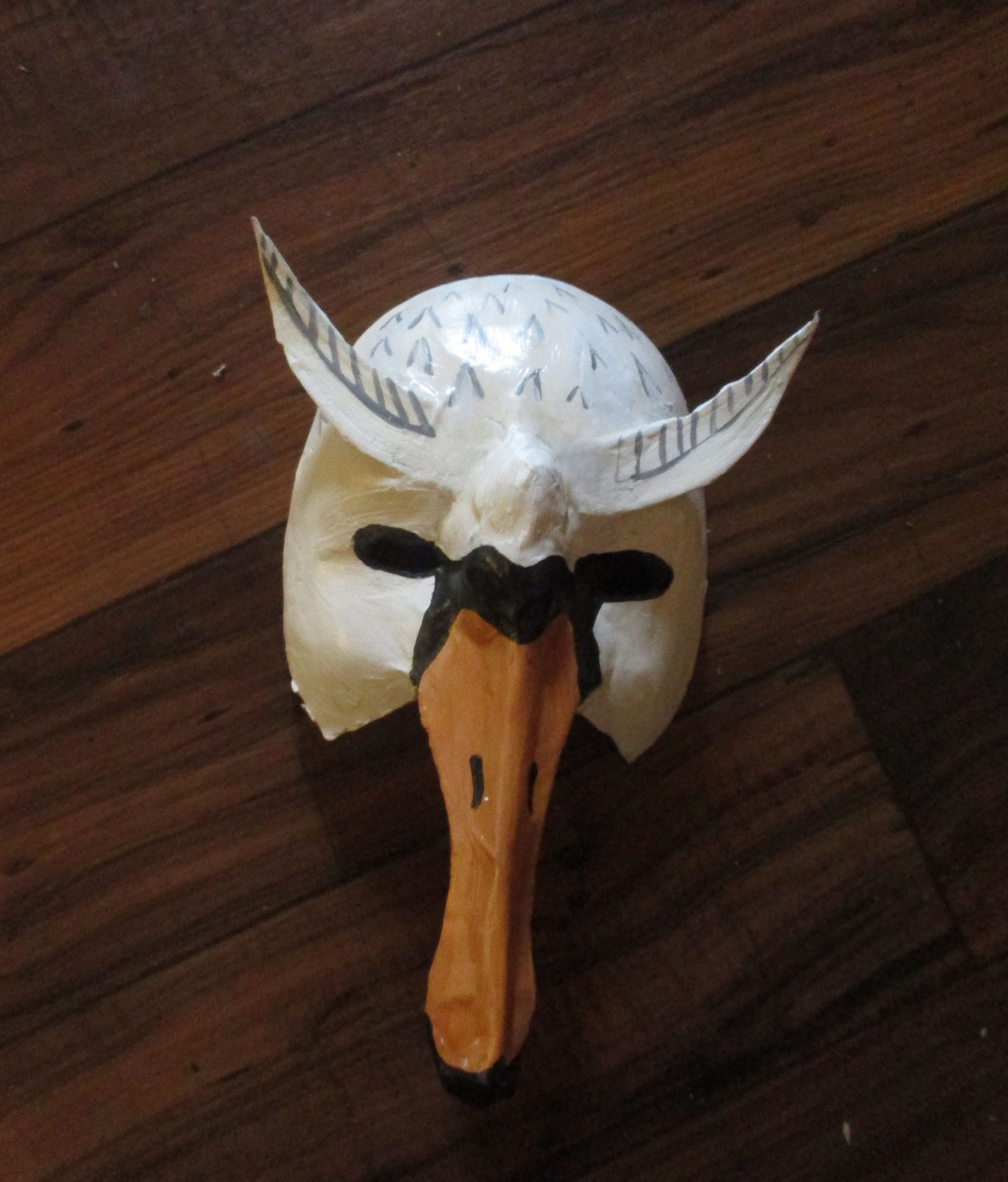 Swan Mask, Bird Mask, Swan, Paper Mache, Wearable, Mask - Etsy