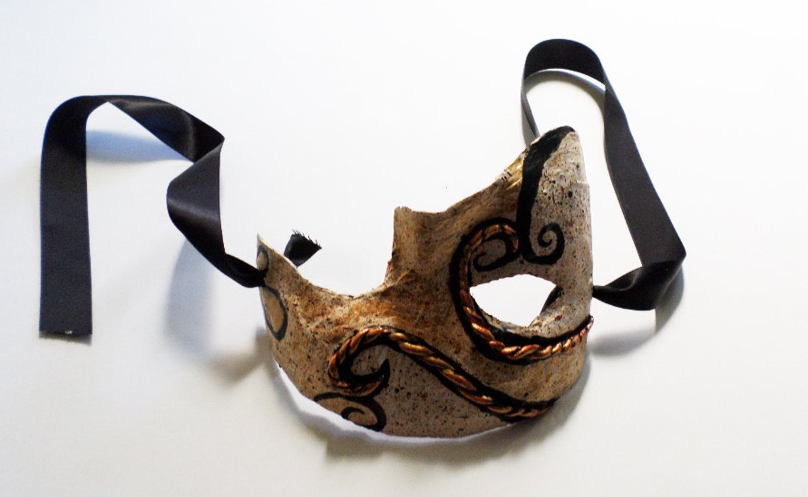 The Phantom of the Opera Mask Half Mask Partial Face Mask - Etsy