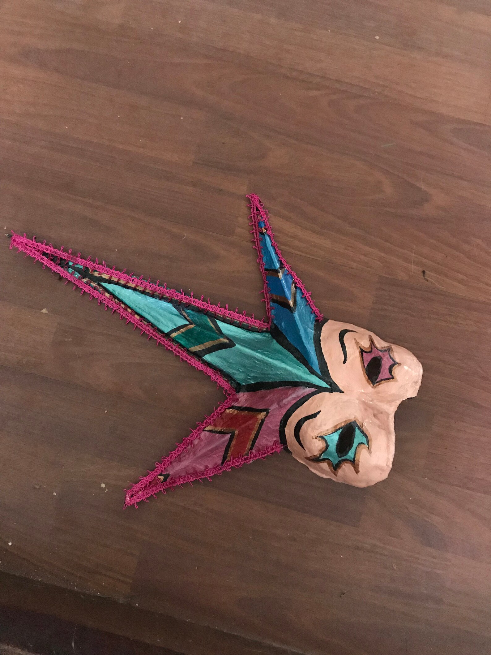 Starburst Carnival Mask Mardi Gras Carnival Festival Mask - Etsy