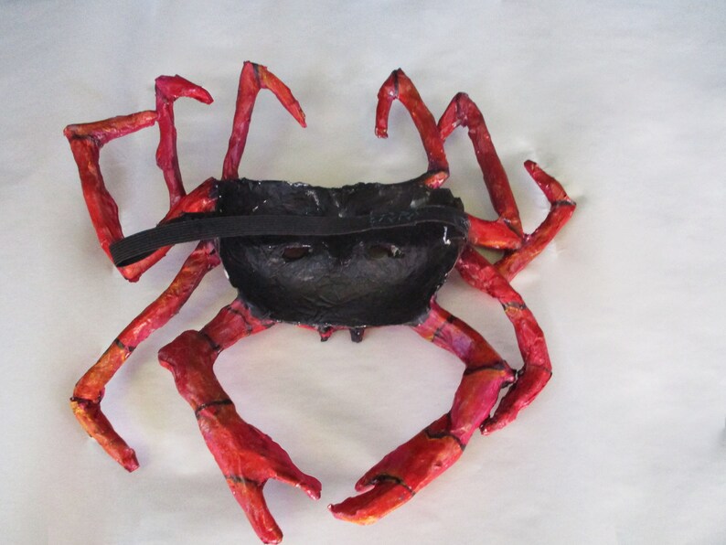 Crab Mask Crustacean Sea Creature Maskpaper . - Etsy