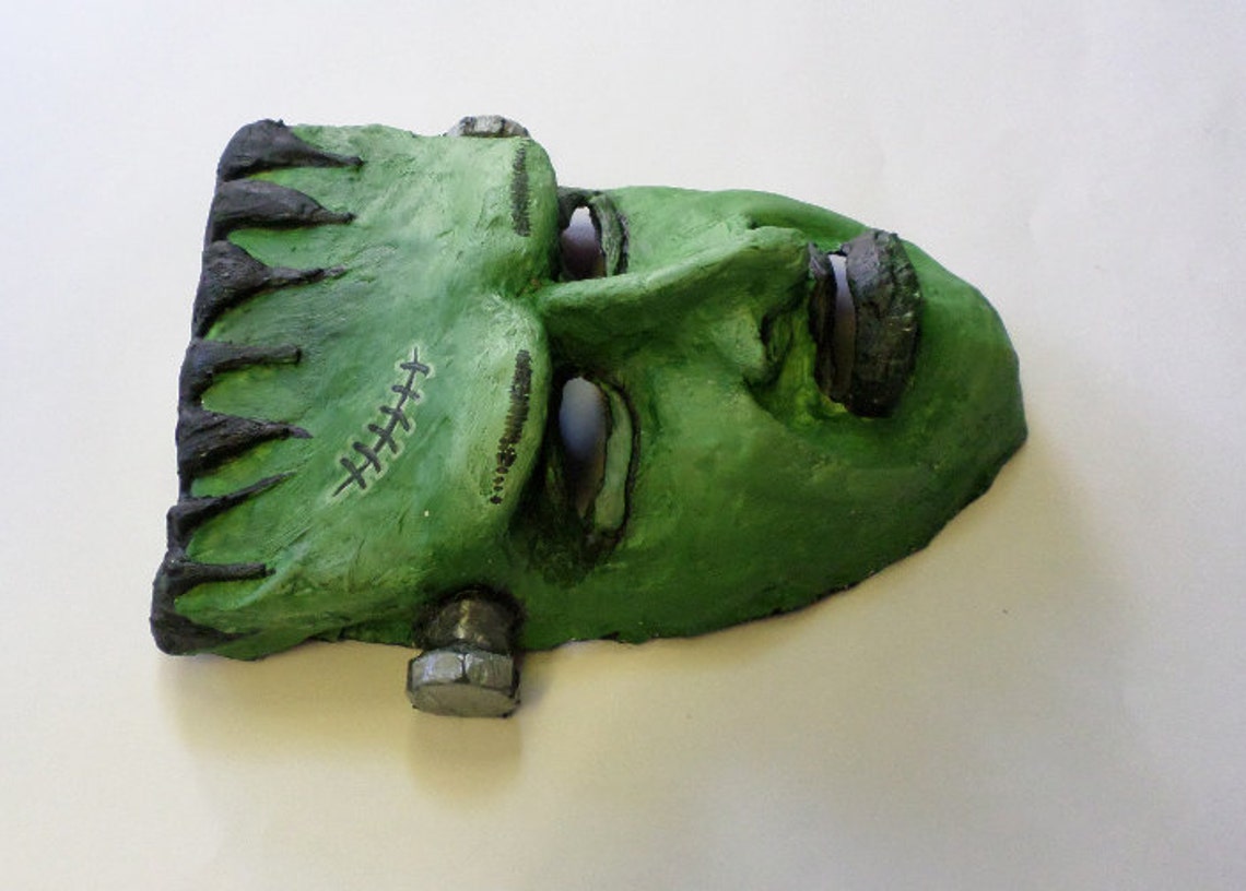 Frankenstein's Monster Mask, Frankenstein, Undead, Reanimated, Paper ...