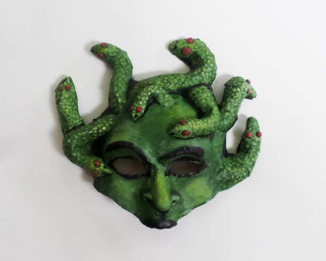 Medusa Mask, Gorgon, Monster, Unique Mask, Ancient Greece Myth, Paper ...