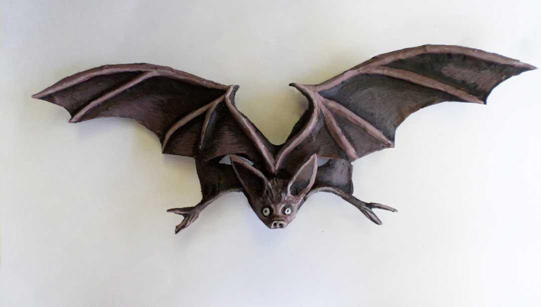 Bat Mask,chiropteran, Mammal, Vampire, Paper Mache, Unique Mask ...