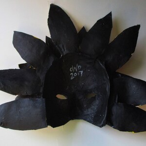 Sunflower Mask, Sunflower, Flower, Paper Mache, Wearable, Costume, Mask ...