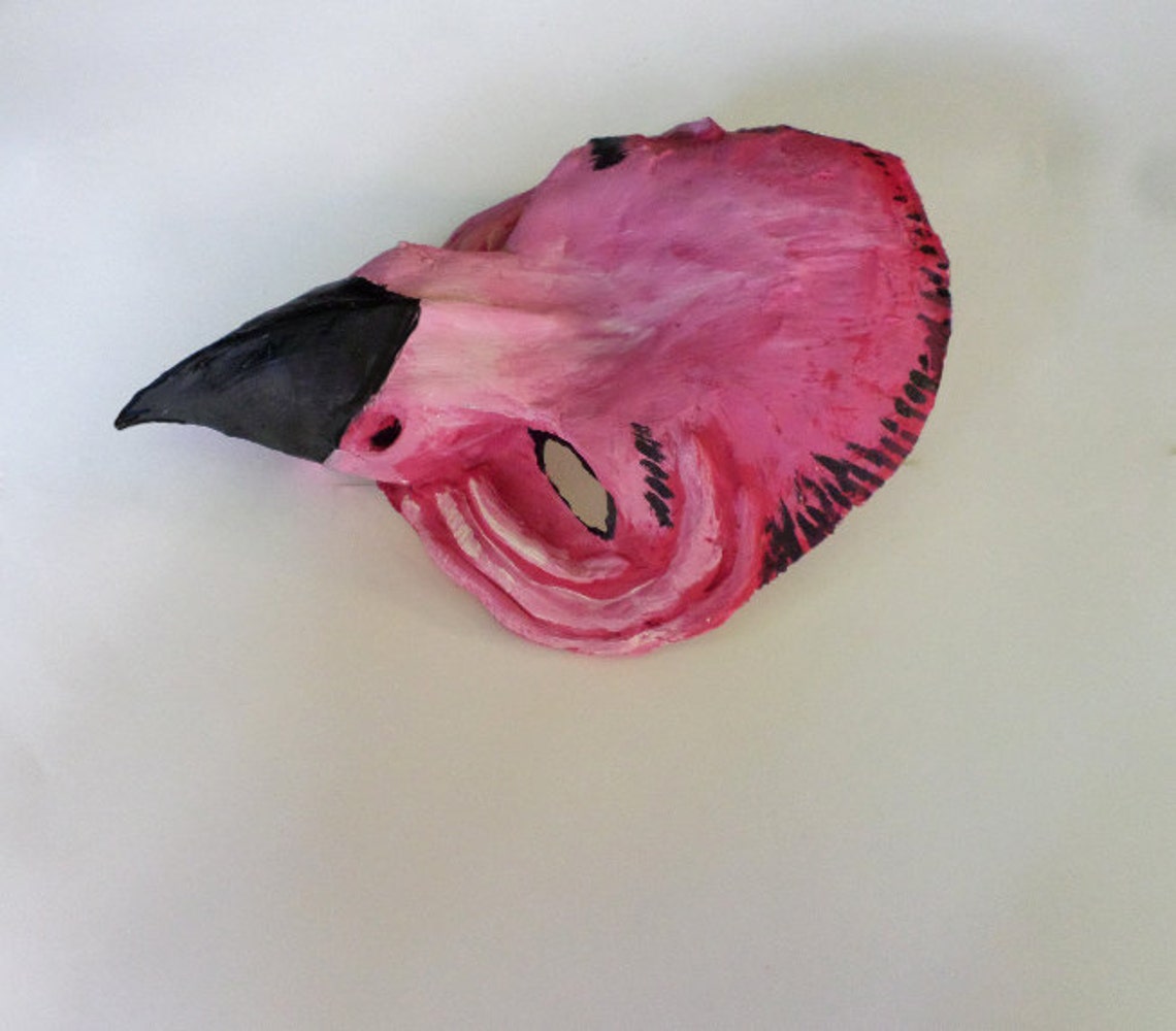 Vulture Mask, Lappet Faced Vulture, Paper Mache, Wearable, Bird Half ...