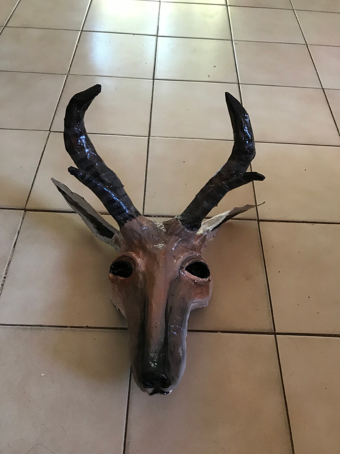 Antelope Mask , Pronghorn Antelope, Prairie Antelope, Mammal, Paper ...