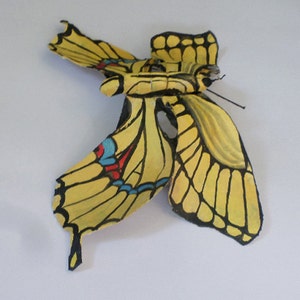 Butterfly Mask-southwestern Tiger Swallowtail, Yellow Mask, Half Mask ...