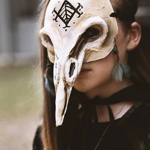 Voodoo Bird Skull Mask, Witchcraft, Voodoo, Paper Mache, Wearable - Etsy