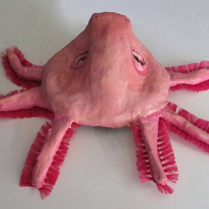 Axoloti Salamander Mask, Amphibian, Paper Mache, Wearable, Unique - Etsy