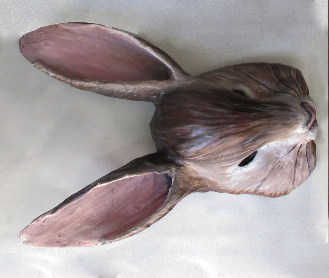 Peter Rabbit Mask Beatrix Potter Wearable Paper Mache - Etsy