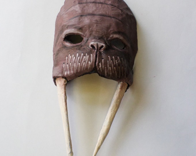 Walrus Mask, Alice in Wonderland, Unique Mask, Sea Creature, Paper ...
