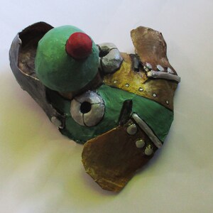 Robot Dog Mask, Dog Mask, Mask, Robot, Paper Mache, Wearable - Etsy