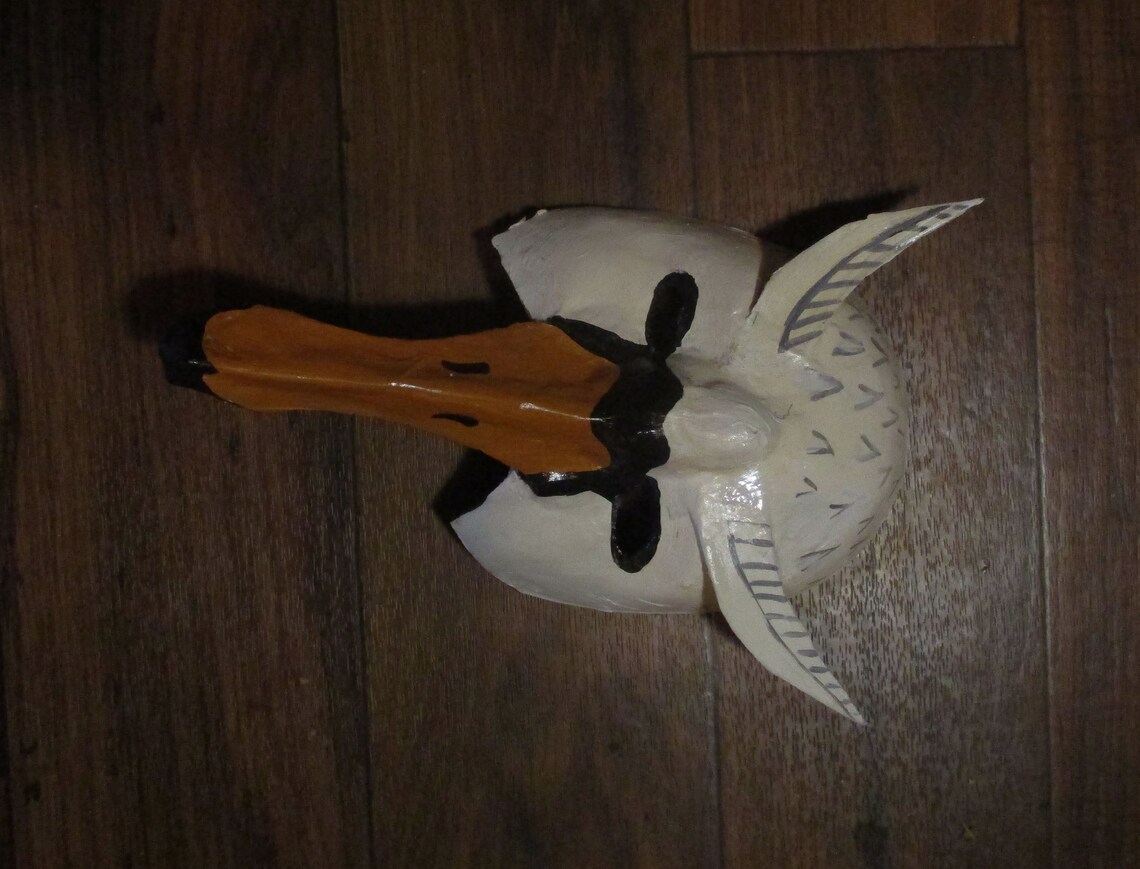 Swan Mask, Bird Mask, Swan, Paper Mache, Wearable, Mask - Etsy