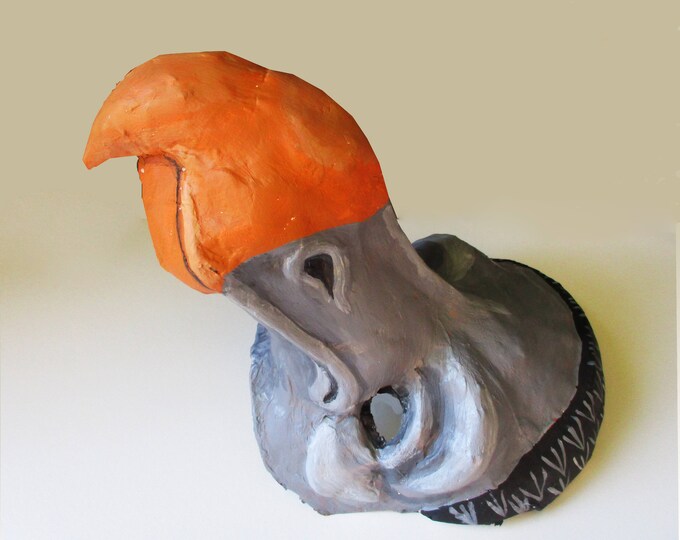 Dodo Mask. Bird Mask Extinct Creature Paper Mache Wearable - Etsy