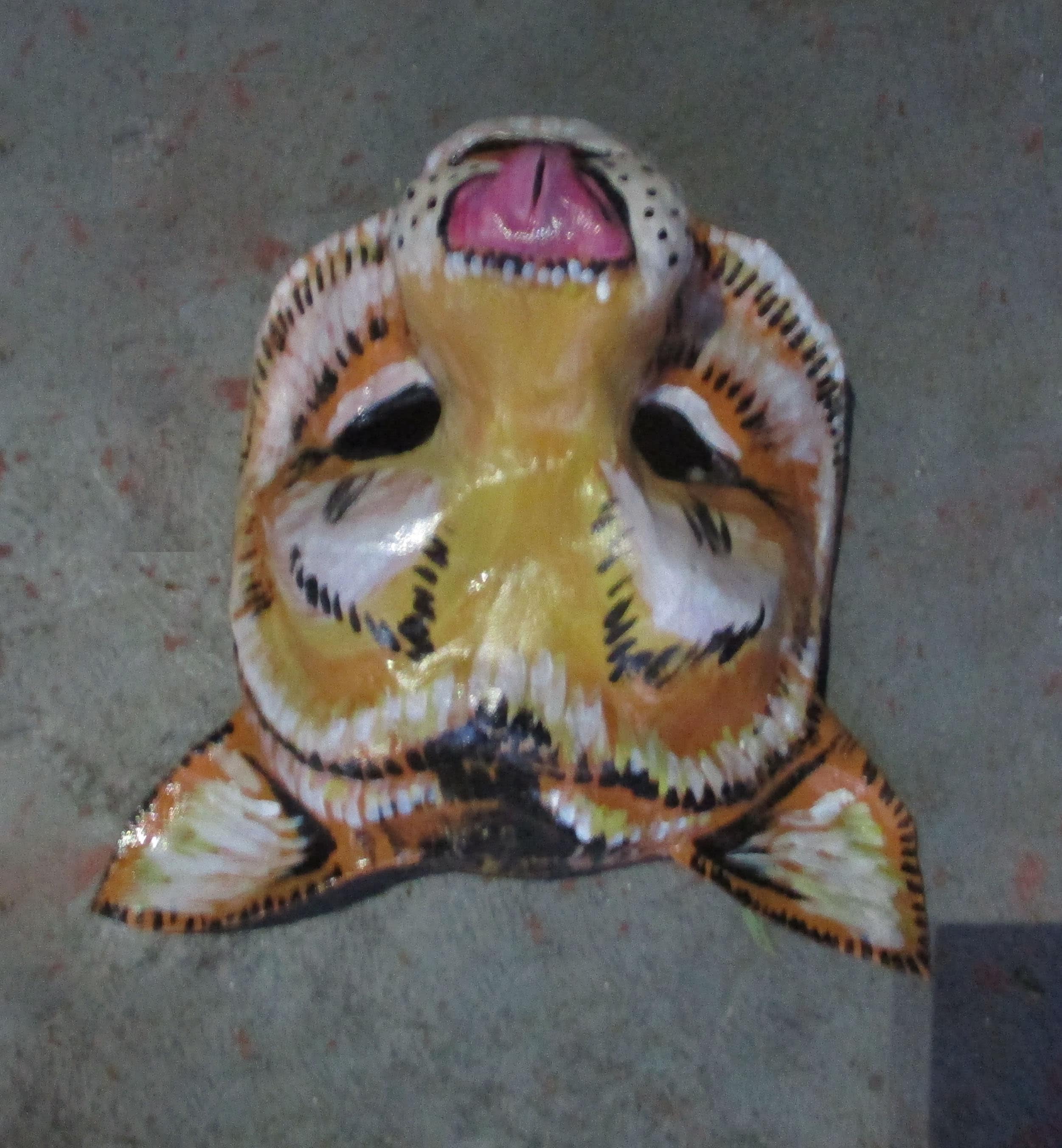 Tiger Cub Mask Baby Bengal Tiger Mask Costume Wearable - Etsy