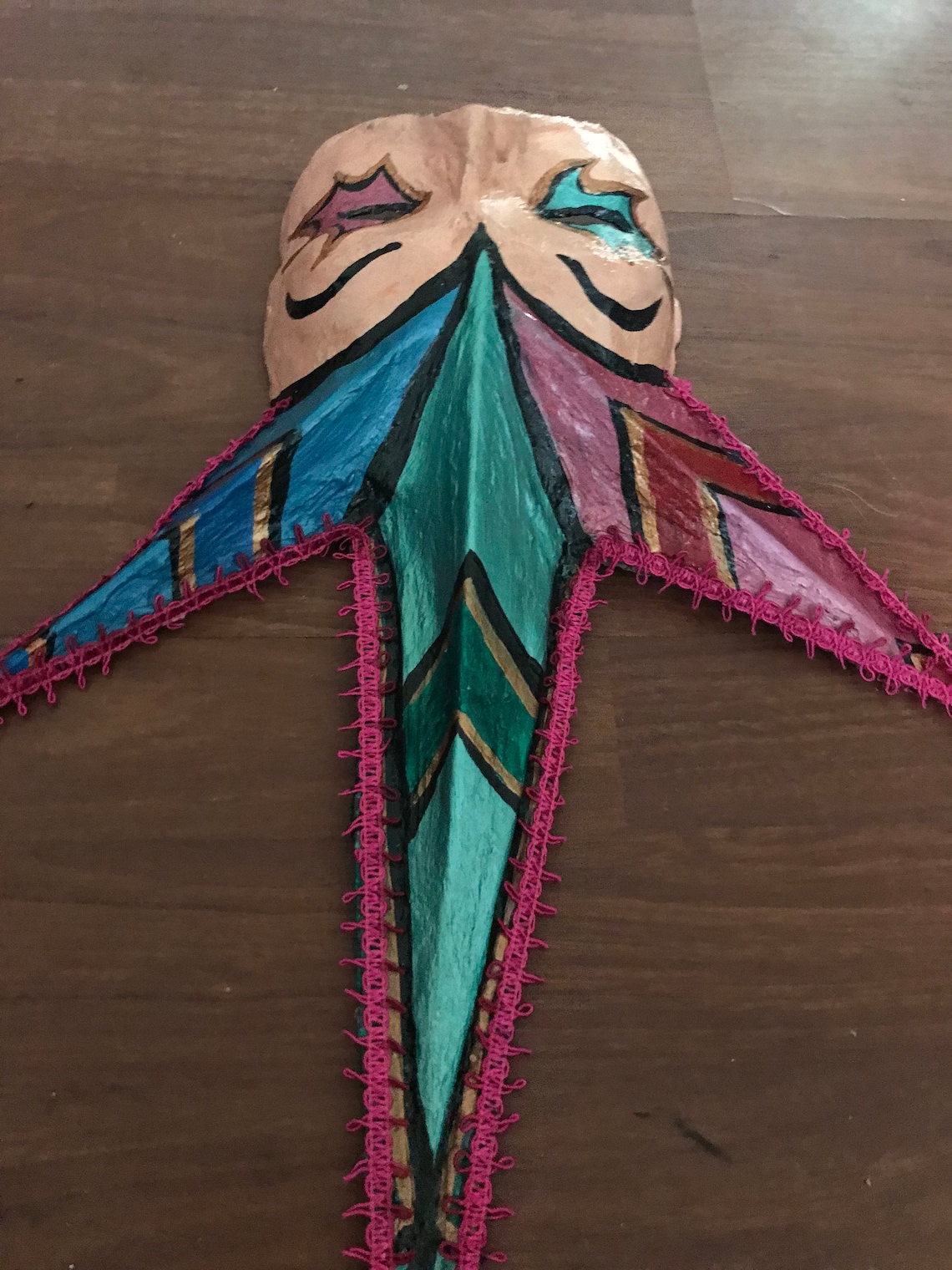 Starburst Carnival Mask Mardi Gras Carnival Festival Mask - Etsy