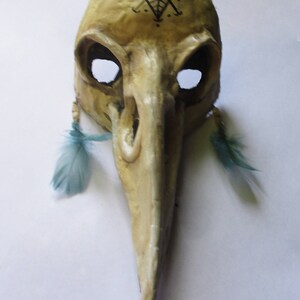 Voodoo Bird Skull Mask, Witchcraft, Voodoo, Paper Mache, Wearable - Etsy