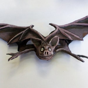 Bat Mask,chiropteran, Mammal, Vampire, Paper Mache, Unique Mask ...