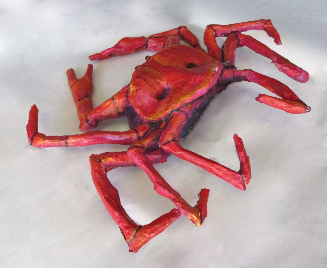 Crab Mask Crustacean Sea Creature Maskpaper . | Etsy