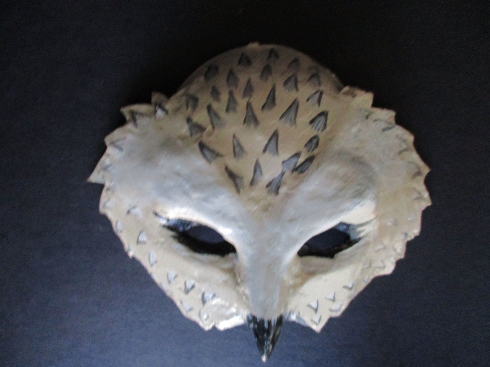 White Owl Mask Eagle Owl Owl Mask Bird Wearable Paper - Etsy