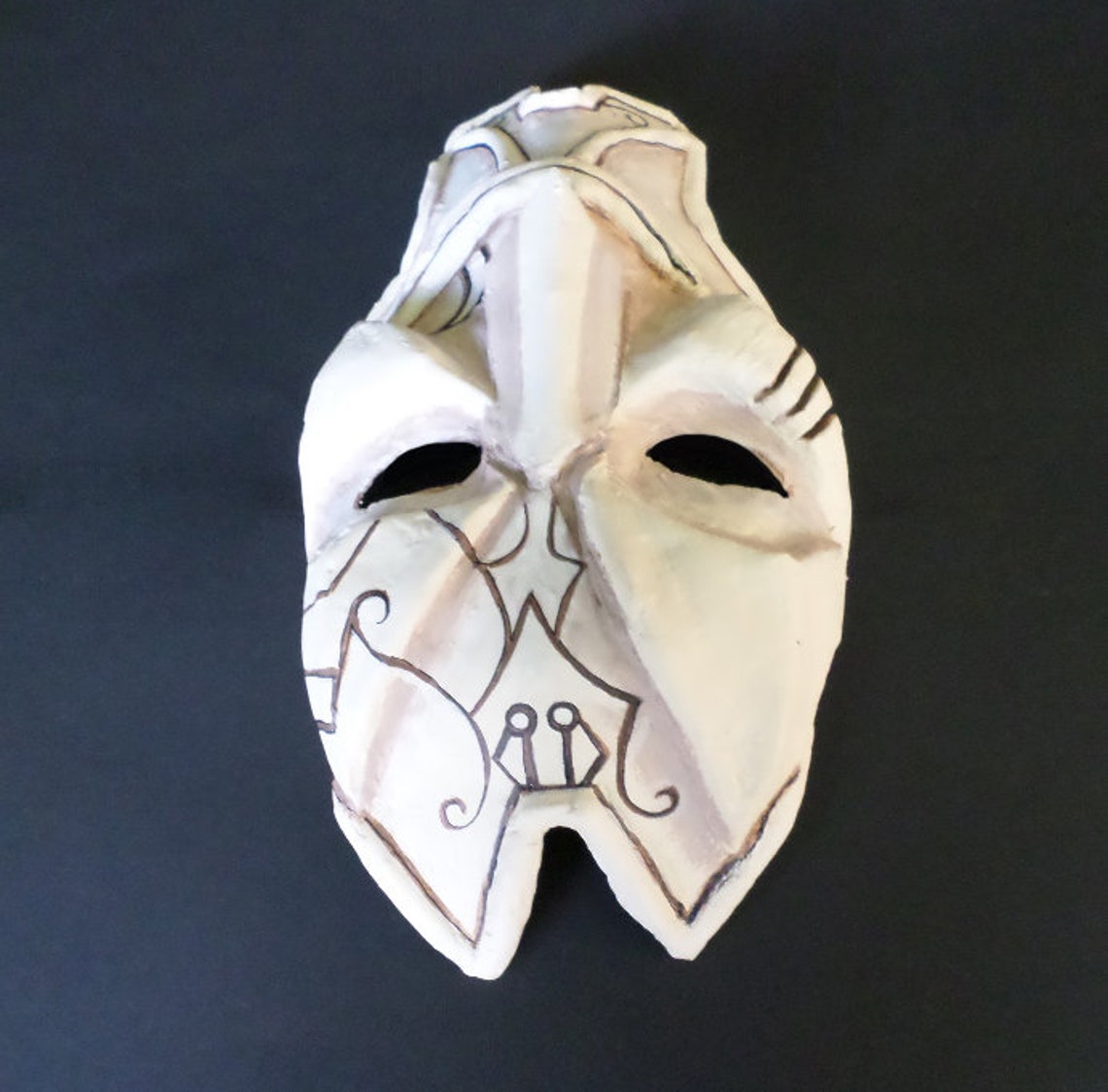 Djinn Mask Jinn Genie Mask Wearable Paper Mache | Etsy