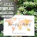 Map Welcome Sign for Weddings and Events - DIY Custom Template - Edit ...