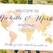 Travel Theme Welcome Sign for Engagement Parties, Wedding ...