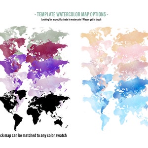 Horizontal Custom Map Sign - DIY Wedding Sign - Adjust Map Color ...