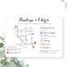 Custom Wedding Directions and Map Information Printable - Wedding ...