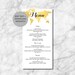 Wedding or Event Menu - Customized Printable Travel Theme Menu Template ...