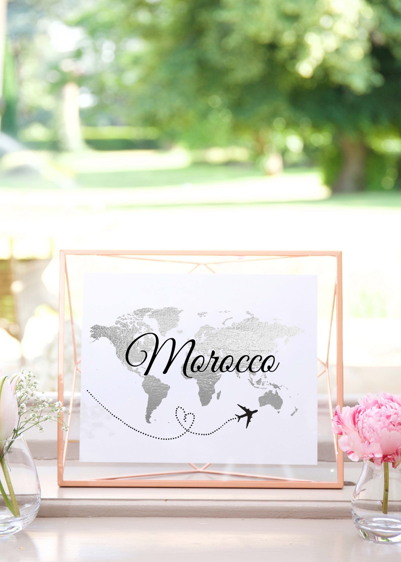 World Map Table Signs Custom Printable Wedding Table - Etsy Canada