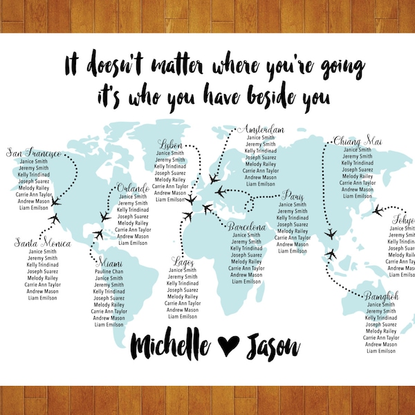 Adventure Seating Chart - Etsy