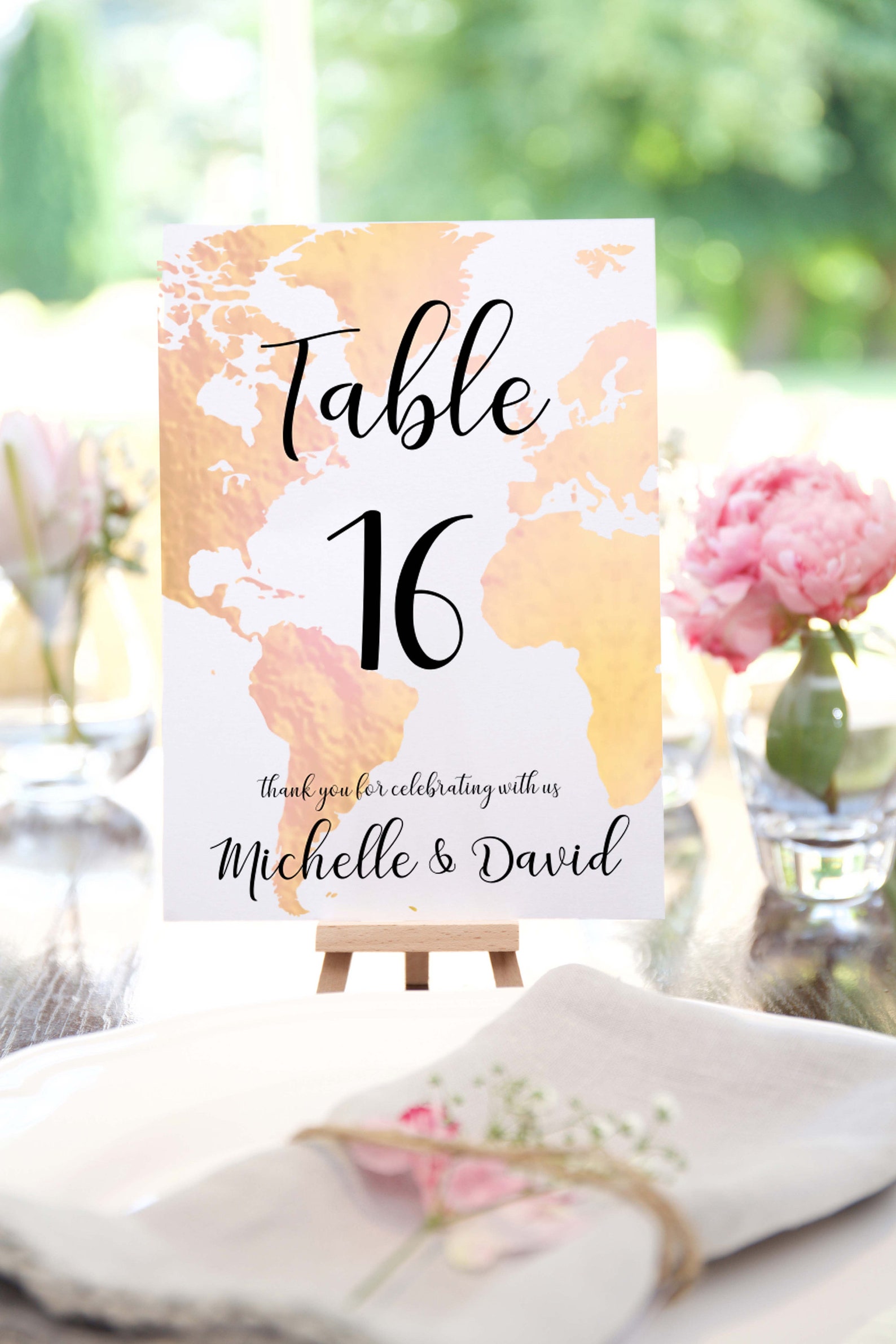 Travel Theme Table Sign Table Numbers Table Sign Template - Etsy