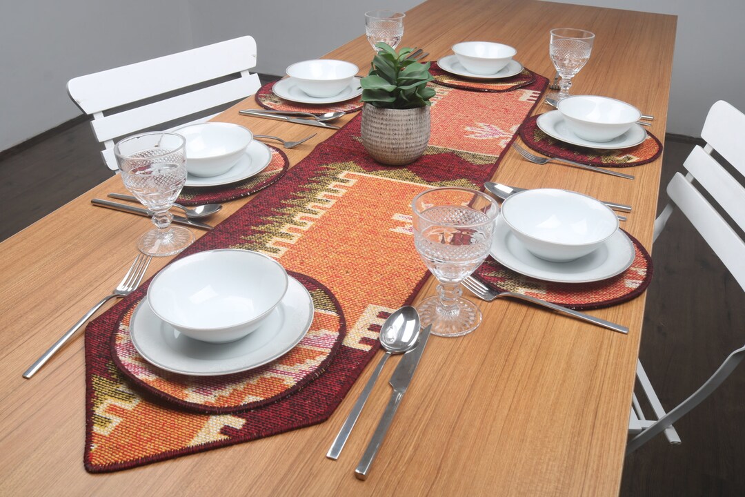 Lovely Traditional Table Runner, Kitchen Design, Rug Table Runner and ...