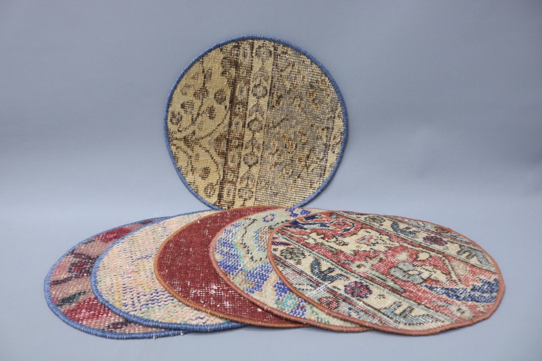 Table, Gift for Her, Rug Supla, Red Underplate, Rug Placemat, Hand ...