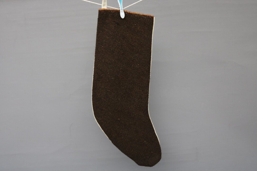 Flat Stocking, Brown Stocking, Vintage Stocking, Gift Stocking, Best ...