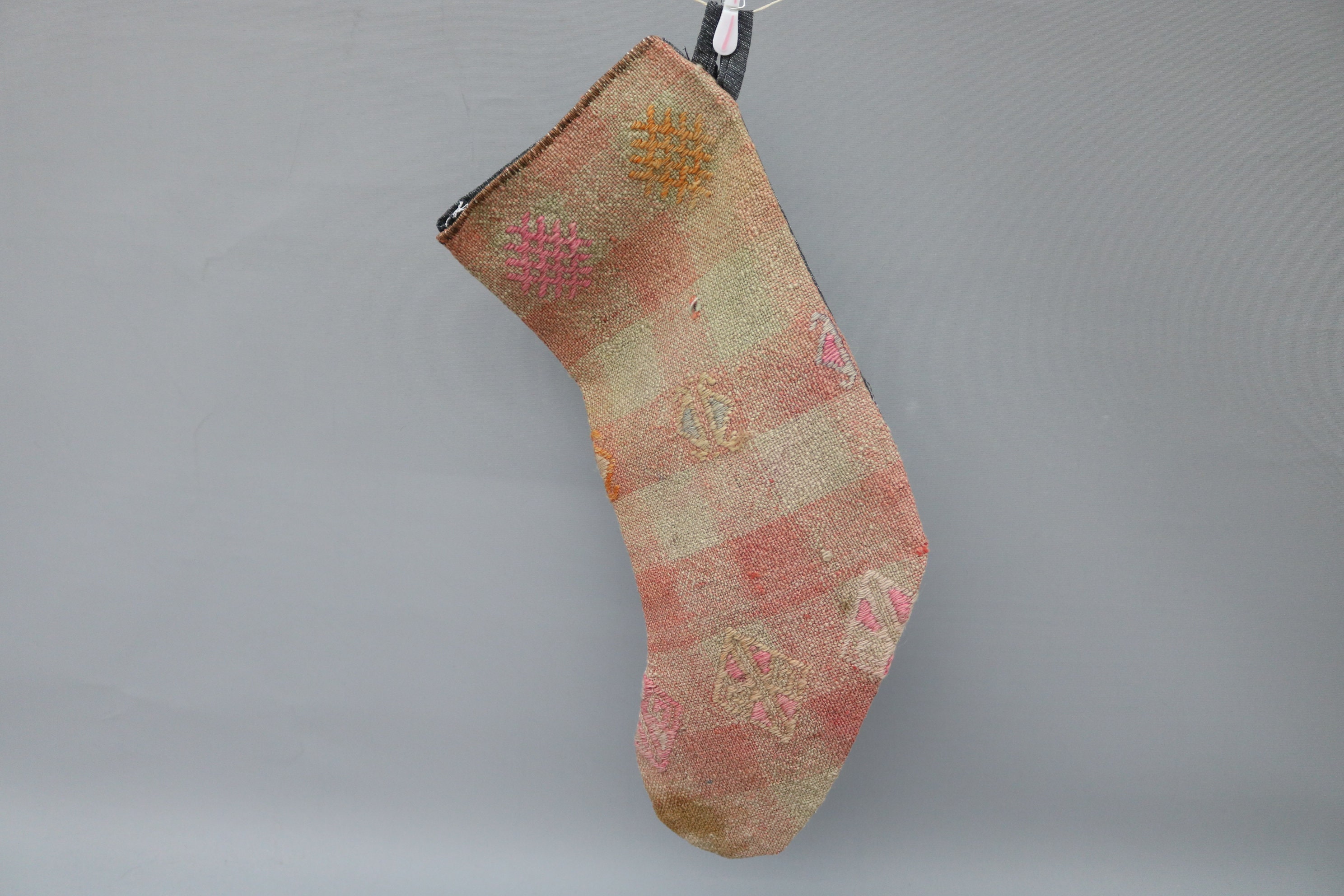 Gift Christmas Stocking Brown Stocking Patterned Christmas - Etsy