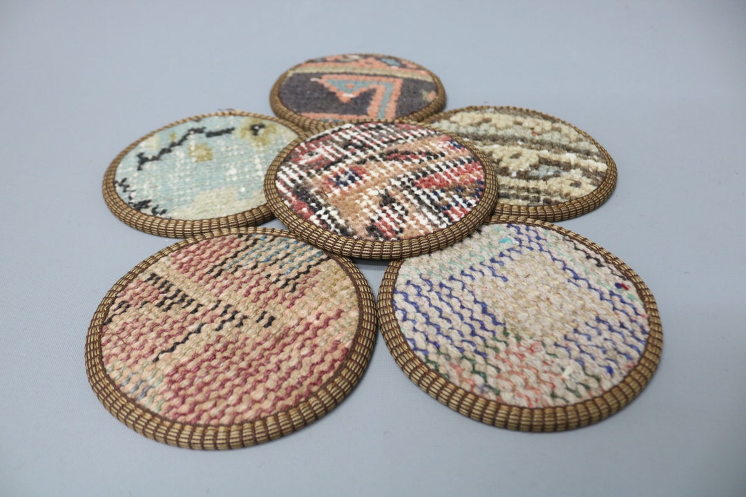 Tea Pad, Drink Coaster, Coffee Cup Pad, Blue Pad, Rug Pad, Housewarming ...