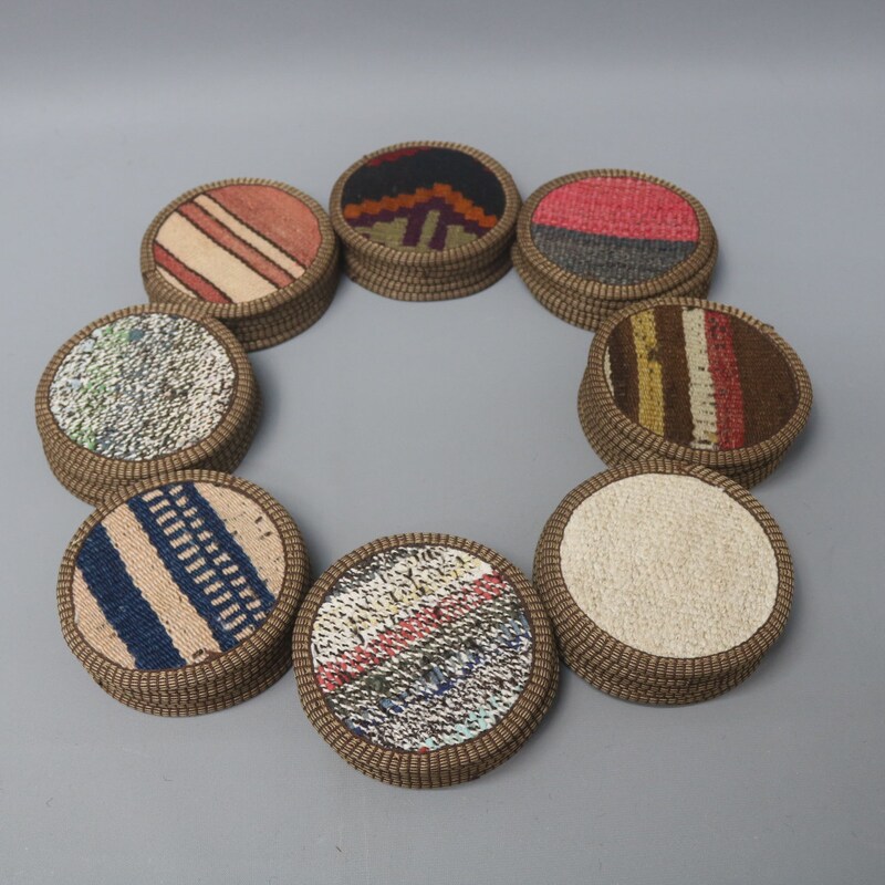 Hand Woven Coasters - Etsy