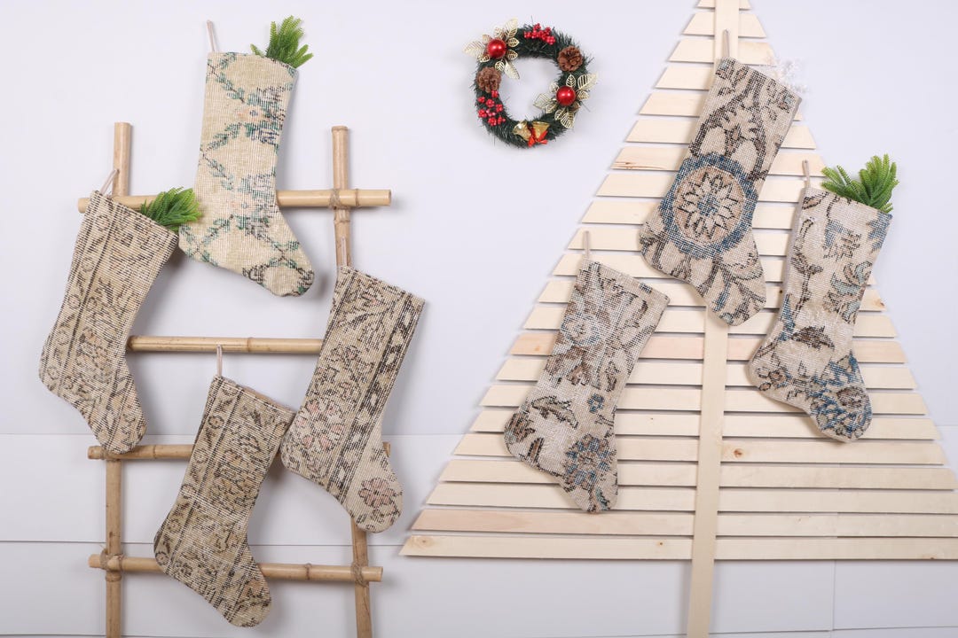 Natural Stocking, Organic Stocking, Rustic Stocking, Kilim Stockings ...